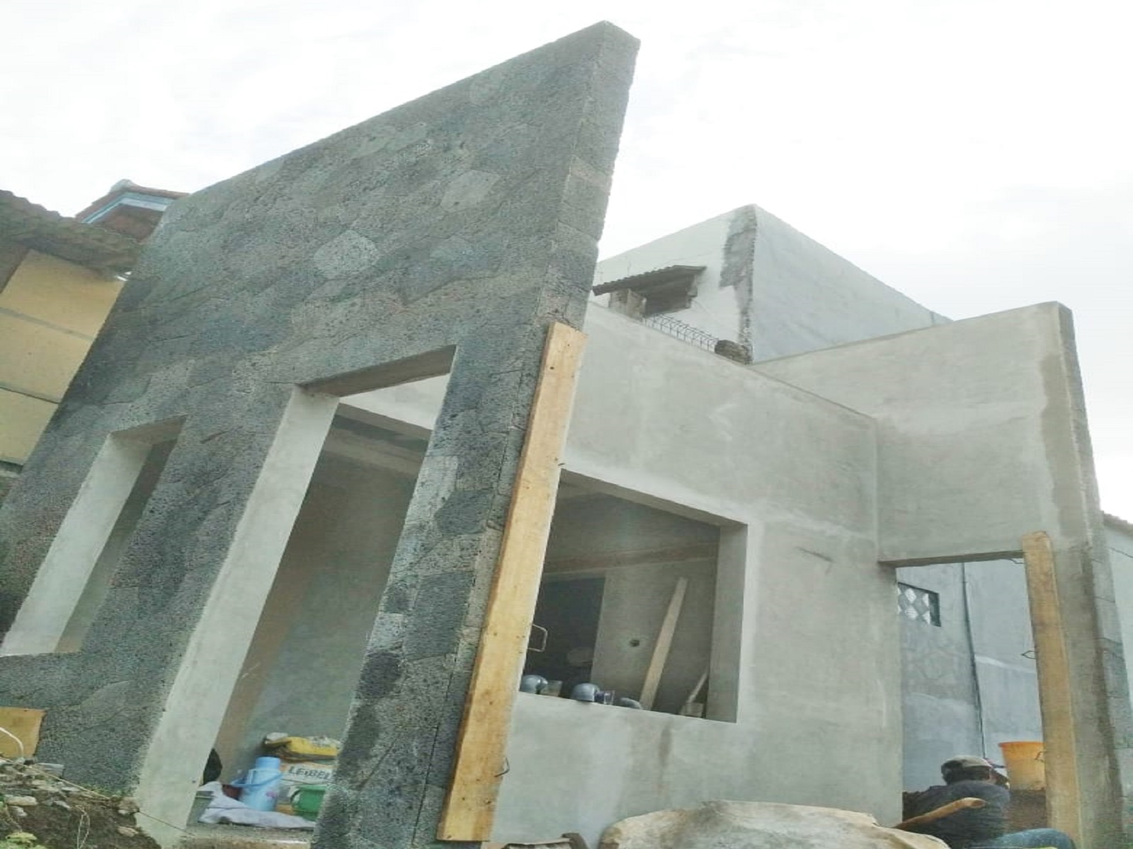 Batu Curie, Batu yang unik untuk aplikasi Facade Rumah, kantor dan ...